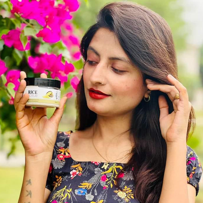 Rice Face & Body Scrub 🌾 Exfoliating Facial Scrub Formulated With Rice ...