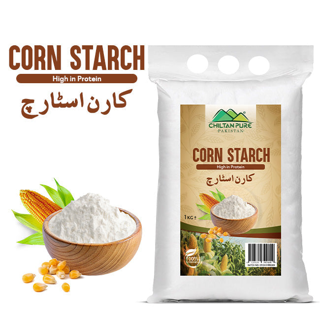 Corn Starch / کارن اسٹارچ / Made from pure corn / 1kg – Chiltanpure.pk