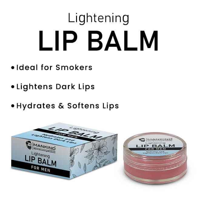 Lightening Lip Balm (for Men) – Restores your Natural Lip Color, Ideal ...