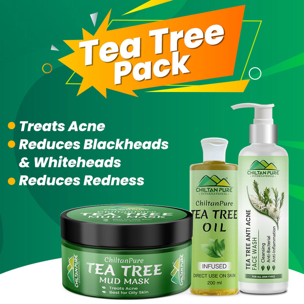 Tea Tree Pack-Treats Acne, Reduces Redness, Decreases Blackheads & Whi ...