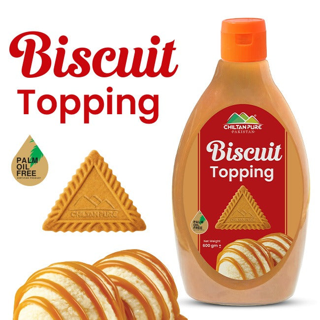 Biscuit Topping / بسکٹ سیرپ ٹاپنگ / Gross Weight 600gm± – Chiltanpure.pk