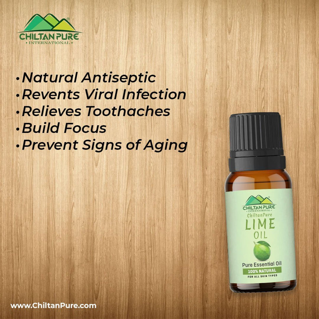 Lime Essential Oil – Natural Antiseptic, Promotes Blood Coagulation, T ...