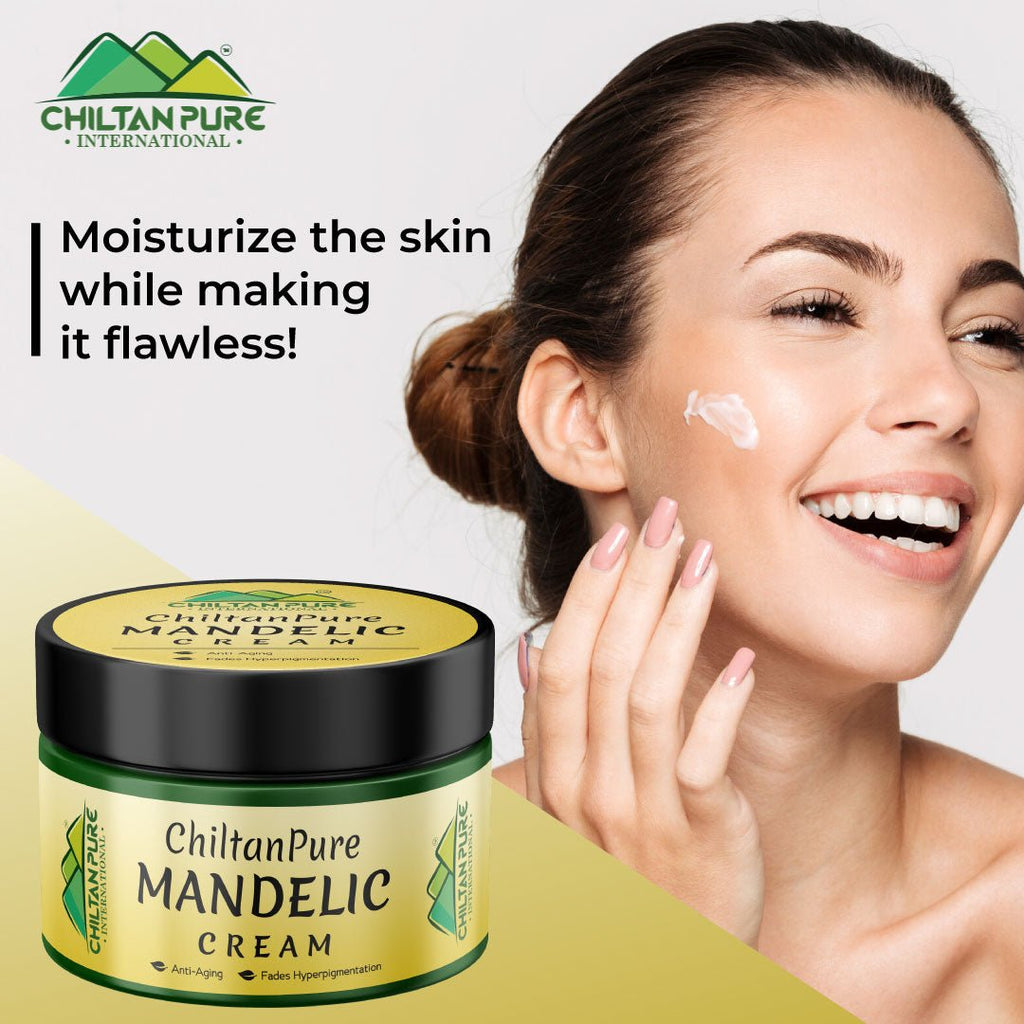 Mandelic Cream - Anti-Aging, Brightens Skin, Acts as Natural Exfoliant ...