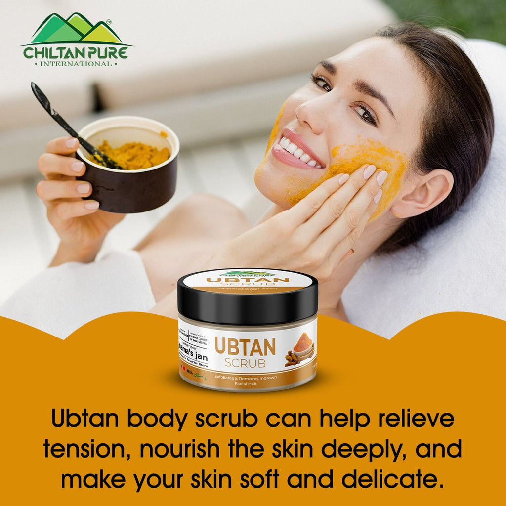Ubtan Face & Body Scrub – Exfoliates Clogged Pores, Removes Impurities ...