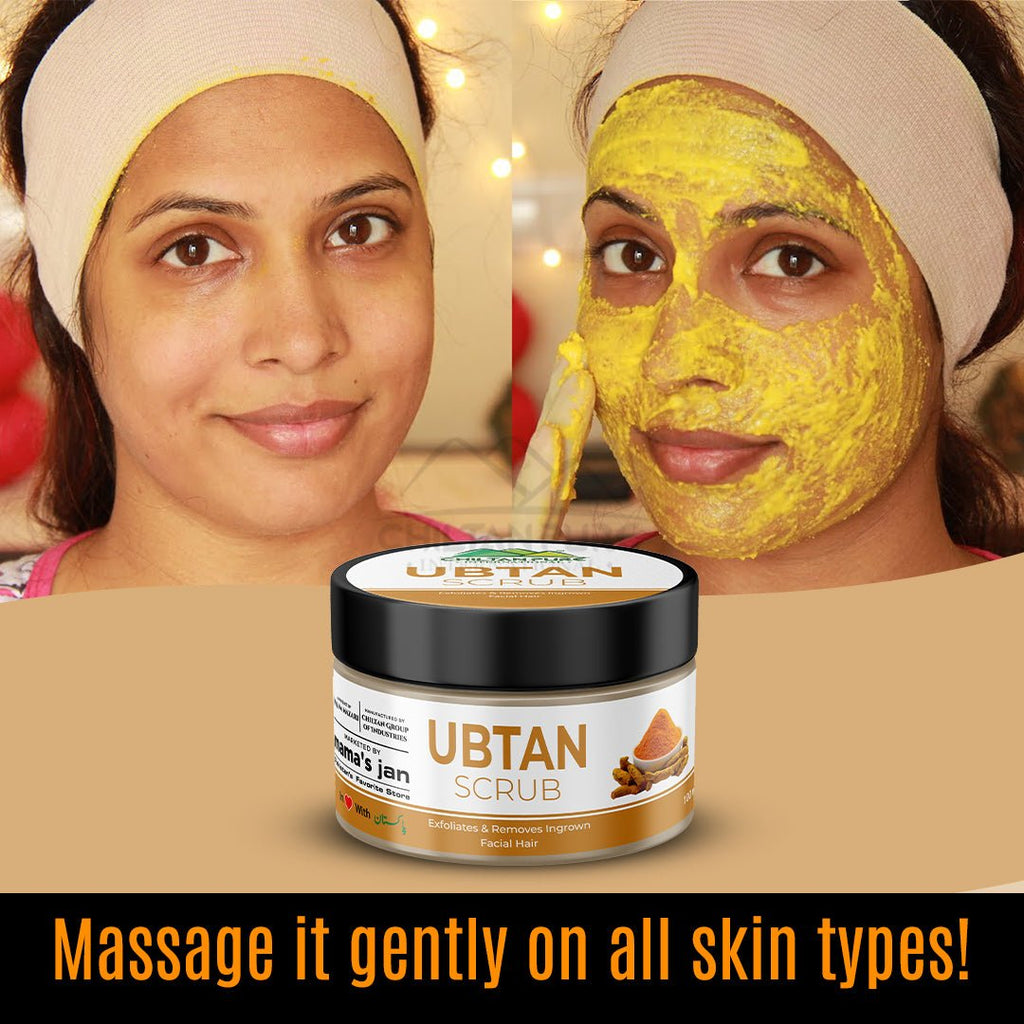 Ubtan Face & Body Scrub – Exfoliates Clogged Pores, Removes Impurities ...
