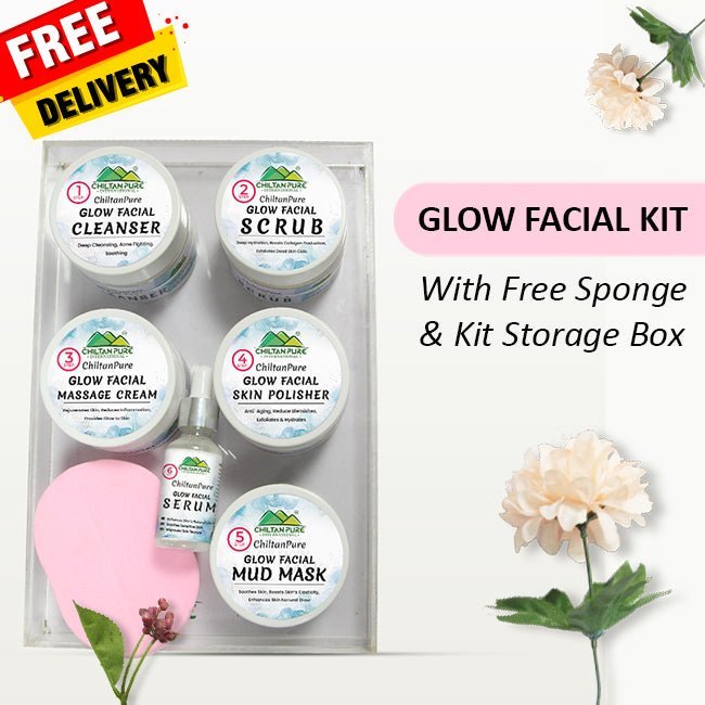 Glow Facial Kit (4x Results) – Deep Cleansing, Anti- Aging & Enhances ...