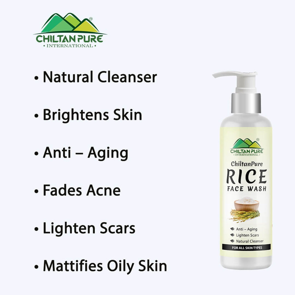 Rice Face Wash – Acts as a Natural Cleanser, Anti – Aging, Lighten Sca ...